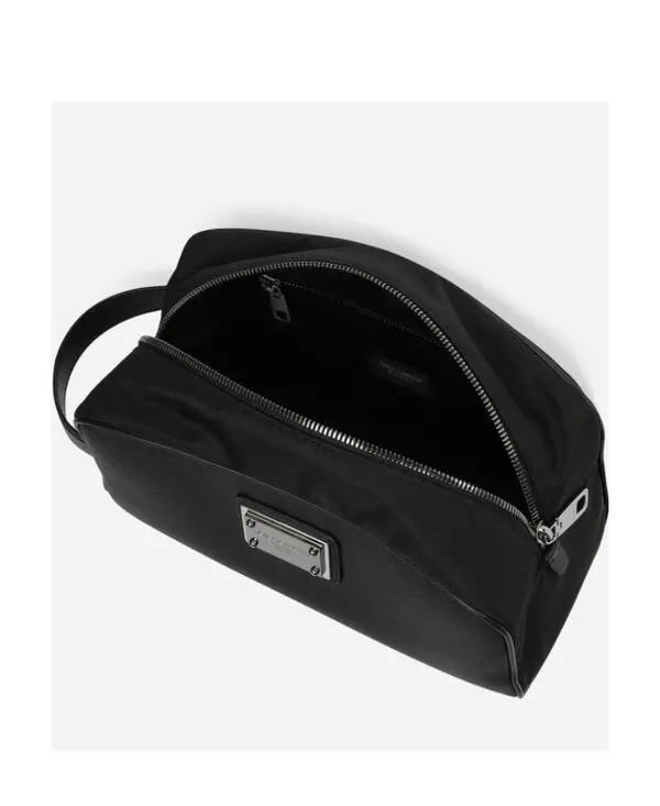 Dolce & Gabbana Dolce Gabbana Logo Plaque Toiletry Bag