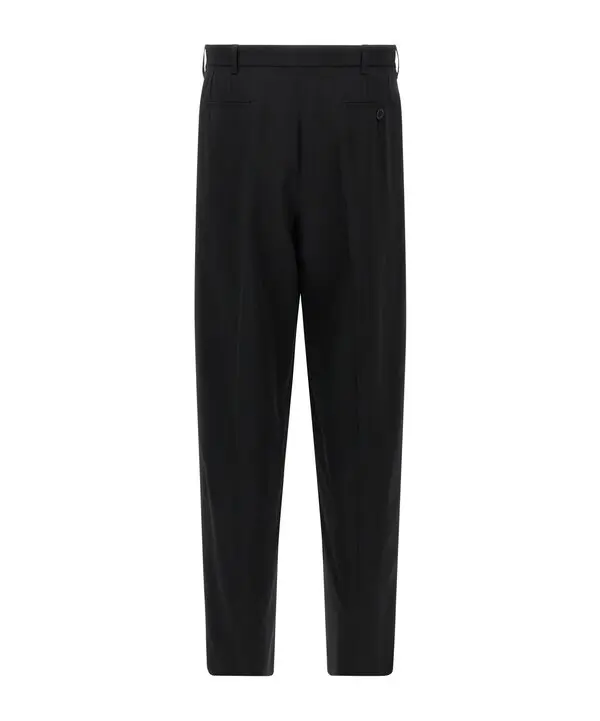 Marni Wool Trousers With Bicolour Side Bands