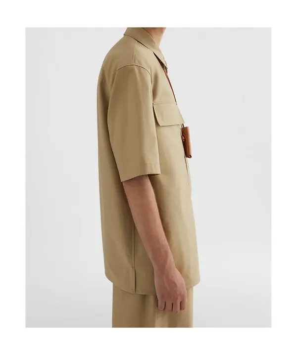 JIL SANDER Short-sleeved Shirt - Cereal