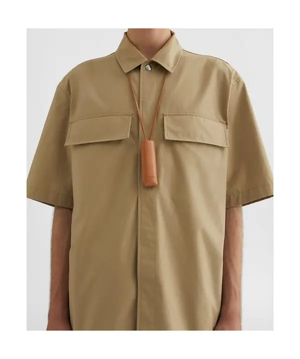 JIL SANDER Short-sleeved Shirt - Cereal