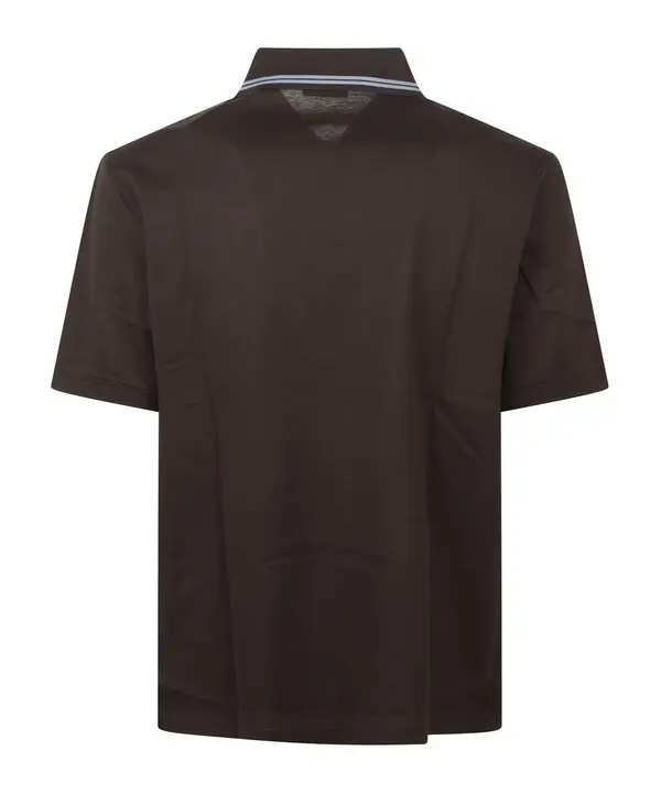 Herno Short Sleeve Polo Shirt - Black