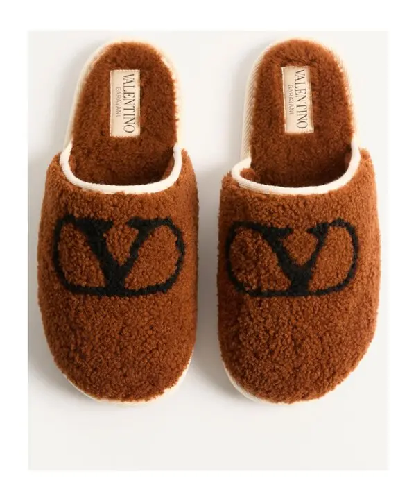 Valentino Garavani Vlogo Signature Slip-on Slides