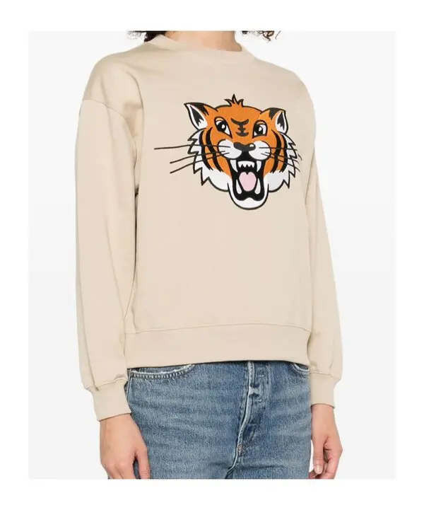 Kenzo Happy Tiger Embroidered Sweatshirt