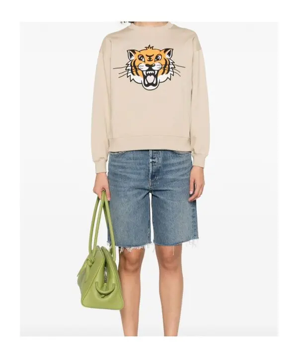 Kenzo Happy Tiger Embroidered Sweatshirt