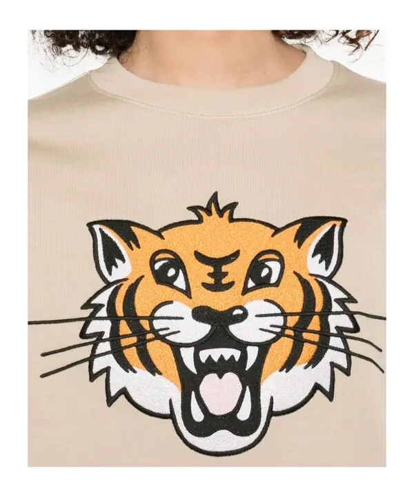 Kenzo Happy Tiger Embroidered Sweatshirt