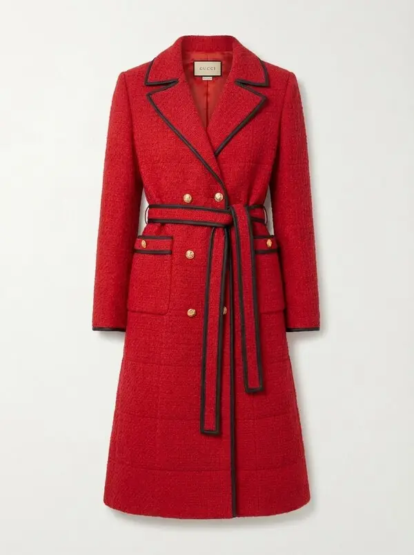 Gucci Double-breasted Belted Waist Coat