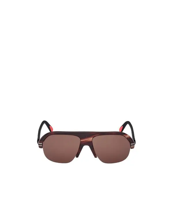 Moncler Pilot Frame Sunglasses - Brown