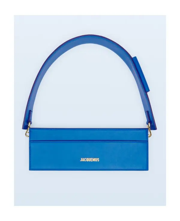 Jacquemus Logo Plaque Leather Shoulder Bag