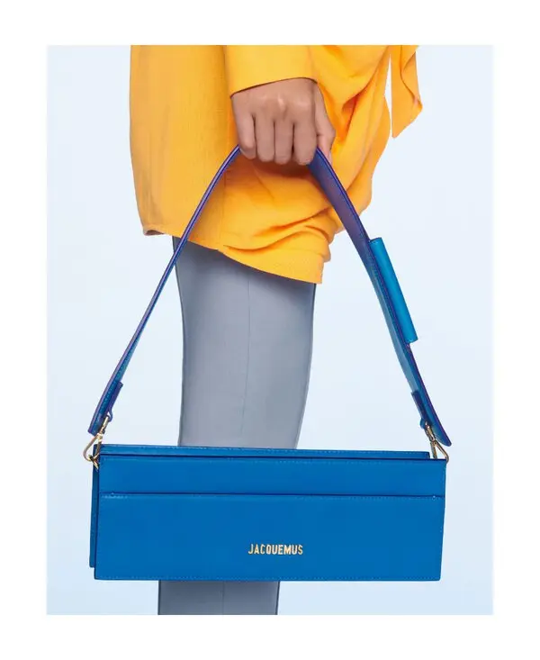 Jacquemus Logo Plaque Leather Shoulder Bag