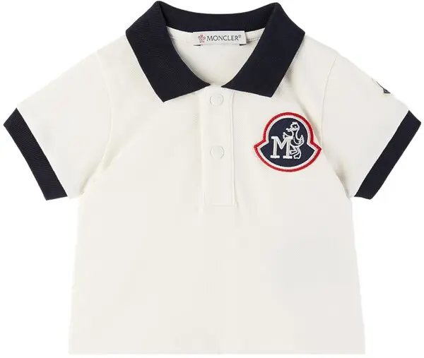 Moncler Monogram Patch Polo Shirt