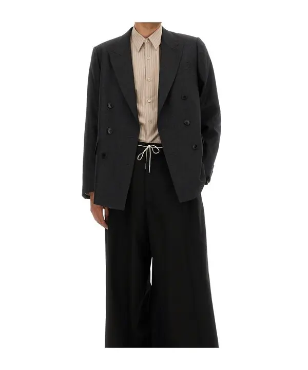 Dries Van Noten Buforden Double-breasted Blazer - Black