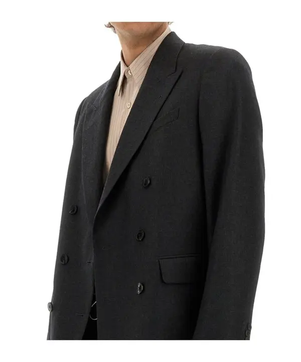 Dries Van Noten Buforden Double-breasted Blazer - Black