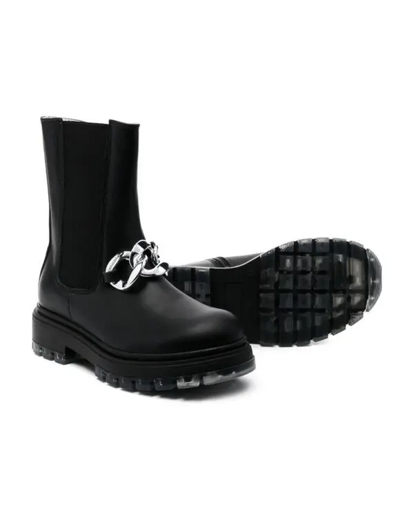 Monnalisa Logo Detail Chelsea Boots