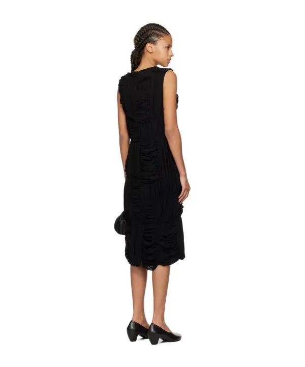 Comme Des Garçons Pulled Round Neck Dress