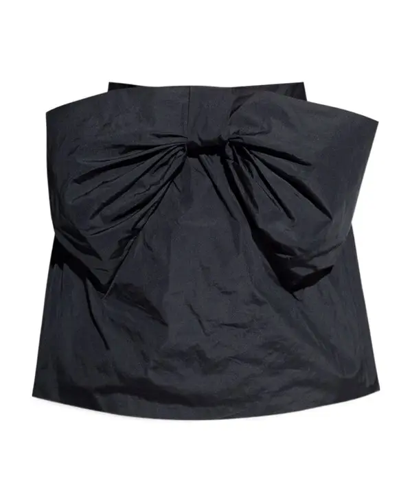 Red Valentino Oversized Bow Mini Skirt - Black