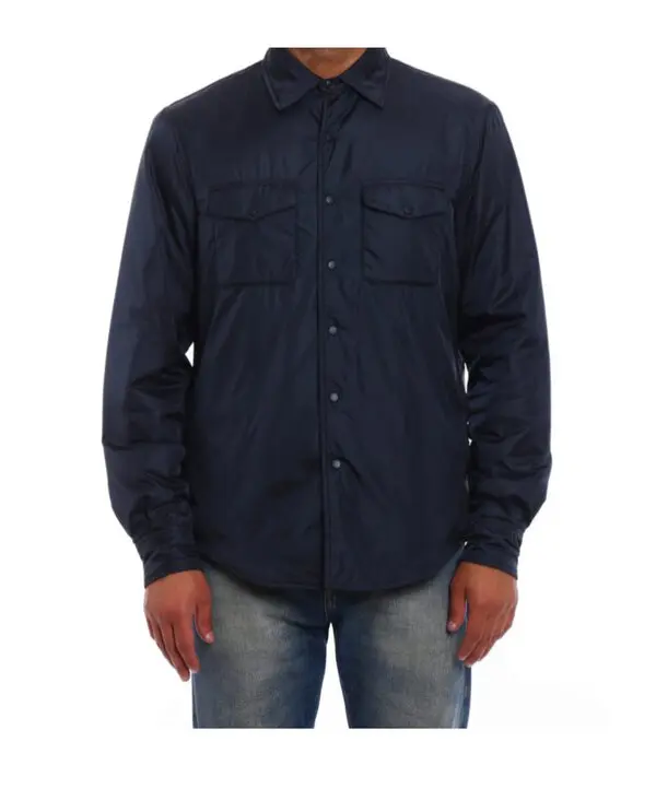 Aspesi Shirt-inspired Nylon Jacket - Black