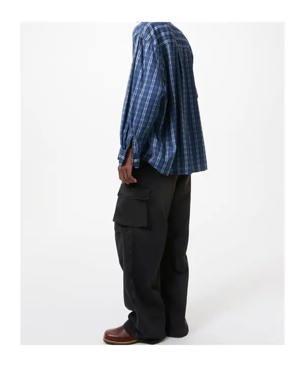 Our Legacy Borrowed Relaxed Check Shirt - Blue