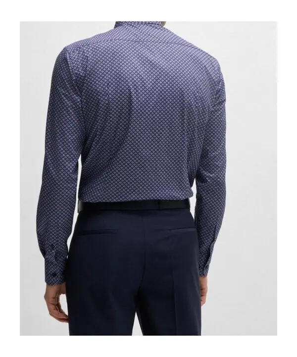 Hugo Boss Short Sleeve Shirt - Blue