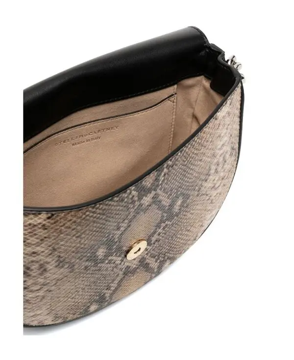 Stella McCartney Fold-over Top Shoulder Bag - Nude