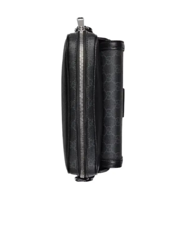 Gucci Gg Supreme Crossbody Bag - Black