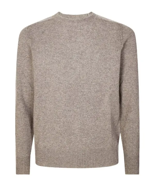 PAOLO PECORA Reverse Stitch Crewneck Jumper