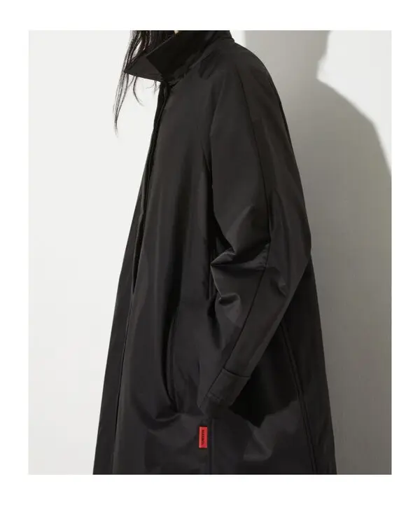 MAXCO. Long Sleeve Collared Coat With Button Closure And Pockets