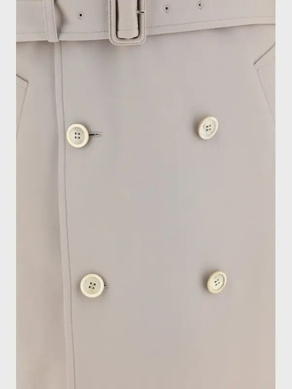 Prada Belted Button-up Coat