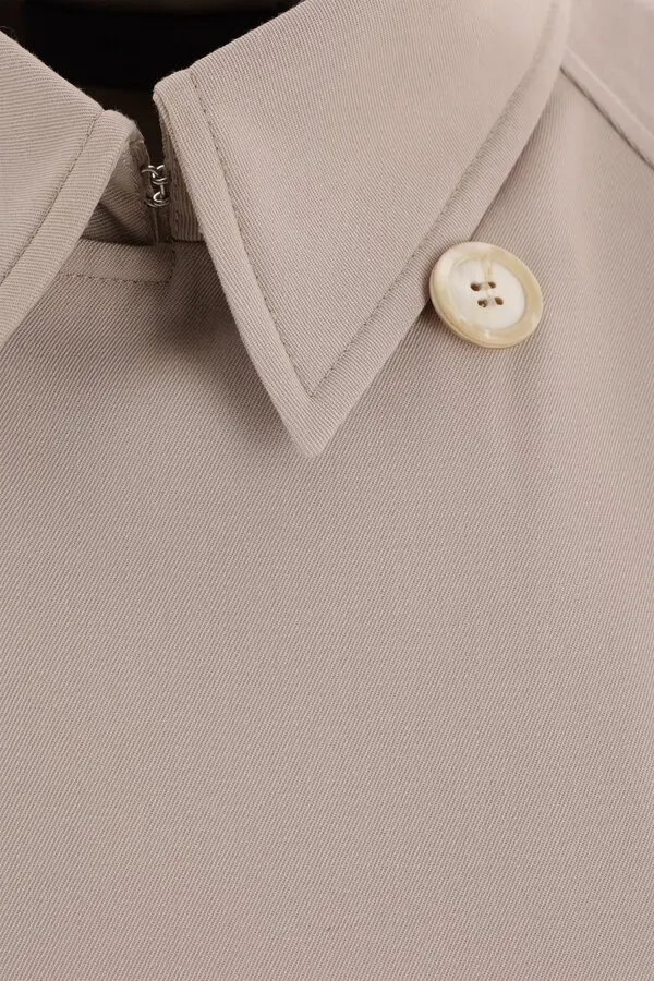 Prada Belted Button-up Coat