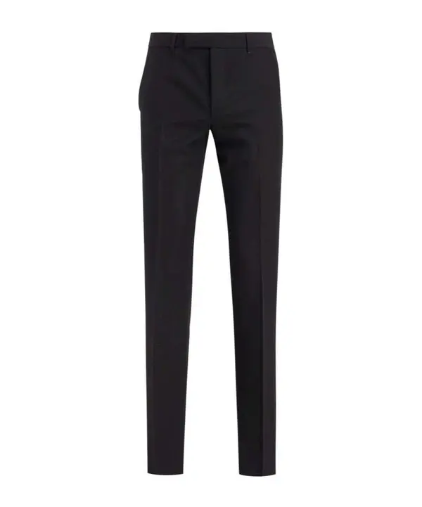 Dior Tailored Pleated Detail Track Pants - Black