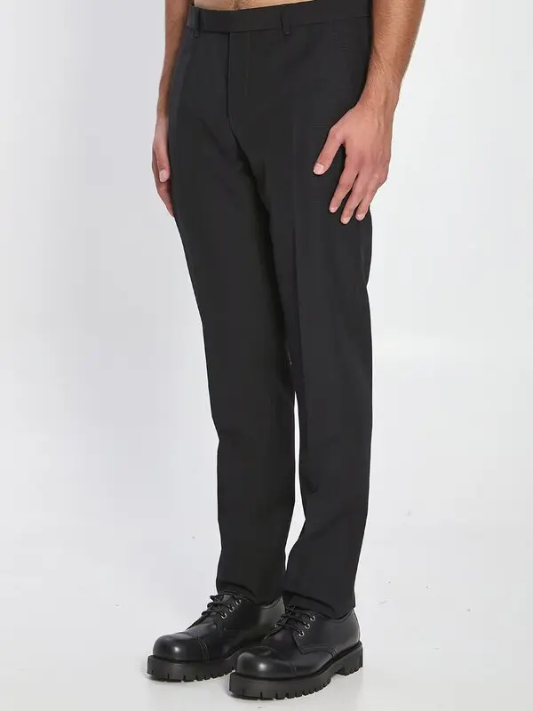 Dior Tailored Pleated Detail Track Pants