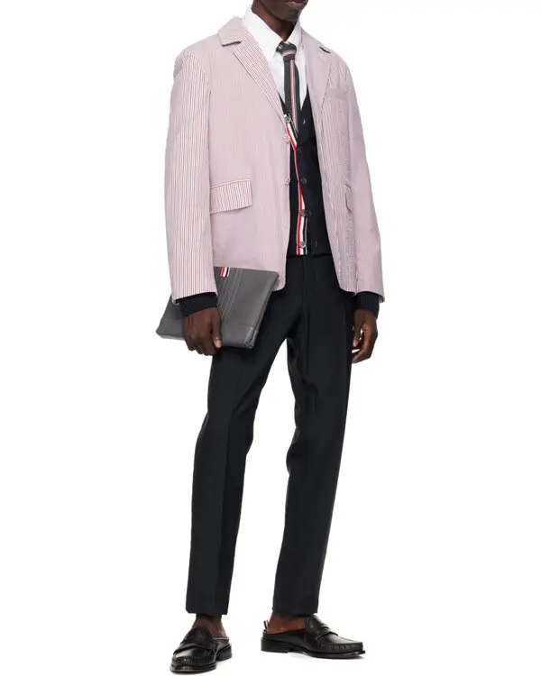 Thom Browne Mid-waisted Skinny Trousers
