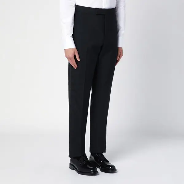 Thom Browne Mid-waisted Skinny Trousers