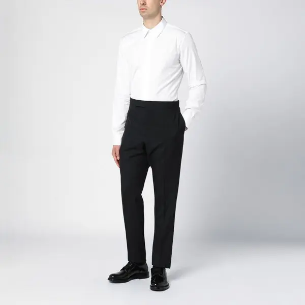Thom Browne Mid-waisted Skinny Trousers