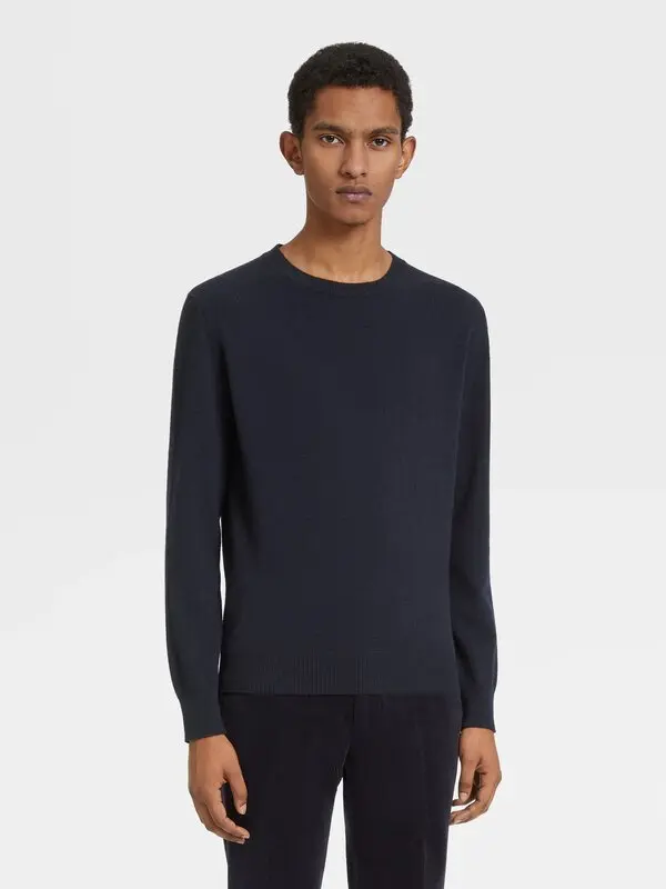 Zegna Oasi Cashmere Round Neck Sweater