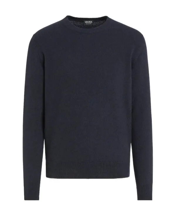 Zegna Oasi Cashmere Round Neck Sweater - No