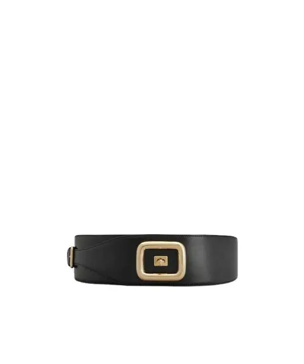 ROGER VIVIER Choc" Buckle Belt - Black