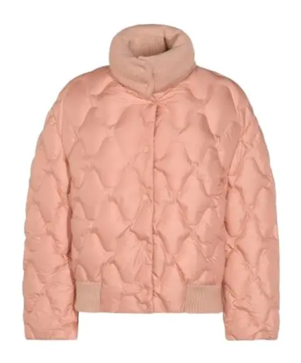 Fabiana Filippi Quilted High Neck Jacket