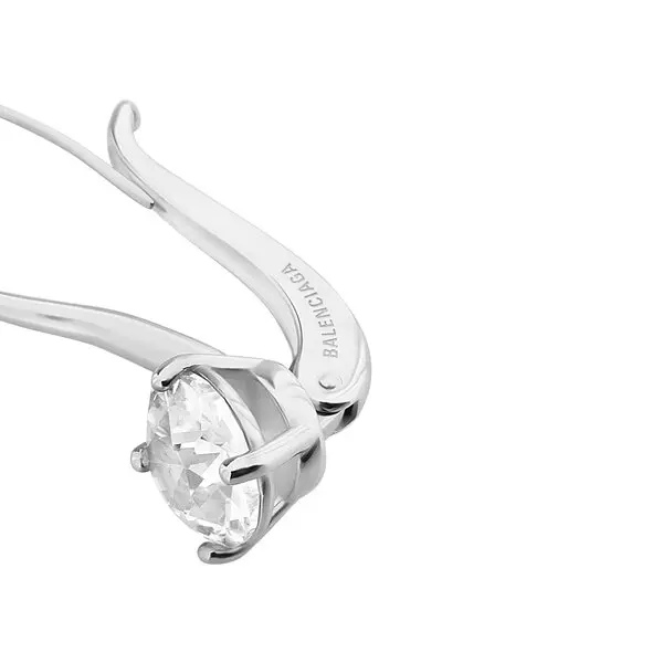 Balenciaga Crystal Cubic Zirconia Dangle Earrings