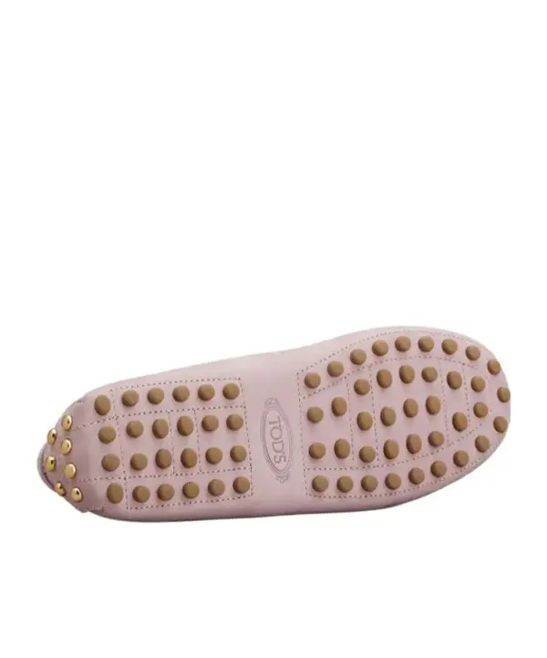 TOD'S Logo Detailed Slip-on Flats - Purple