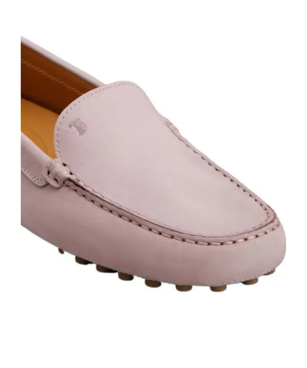 TOD'S Logo Detailed Slip-on Flats - Purple