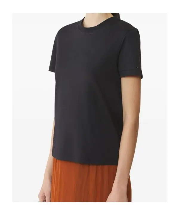 LANVIN Tie-back Crewneck T-shirt - Black