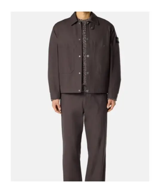 Stone Island Logo Patch Coach Jacket