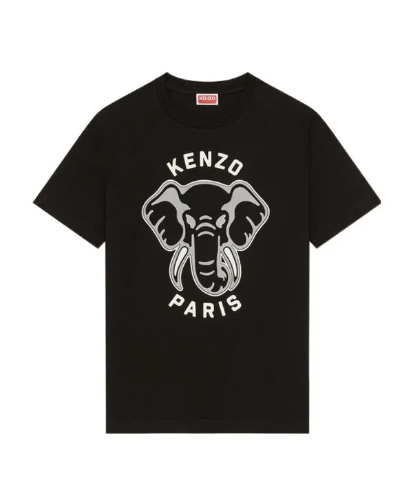 Kenzo Varsity Jungle Elephant T-shirt - Black