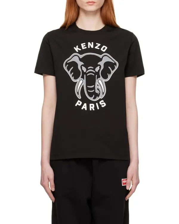 Kenzo Loose-fit Varsity Jungle Elephant T-shirt
