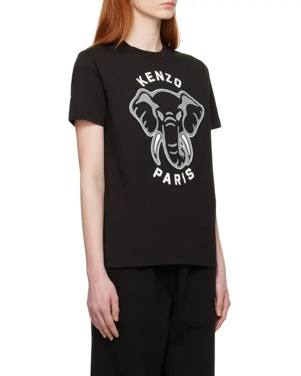 Kenzo Loose-fit Varsity Jungle Elephant T-shirt