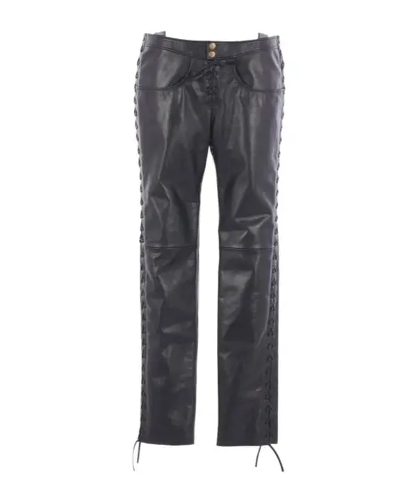 Isabel Marant Étoile Cyerra Skinny Leather Trousers - Black