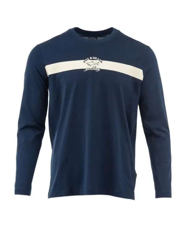 PAUL  SHARK Logo Round-necked T-shirt