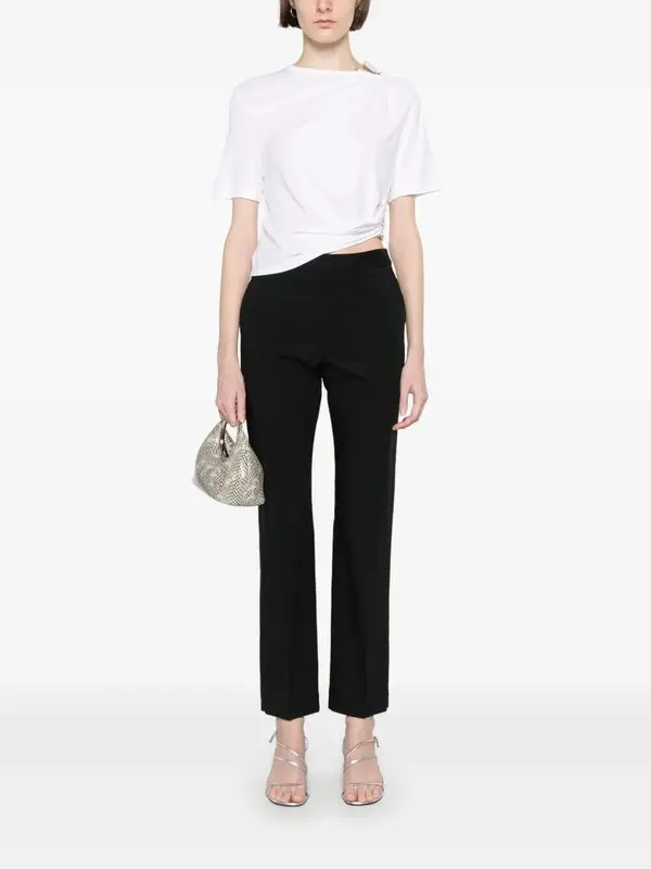 TWINSET Straight Leg Trousers - Black