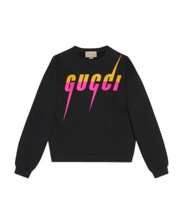 Gucci Blade Logo-print Cotton Sweatshirt