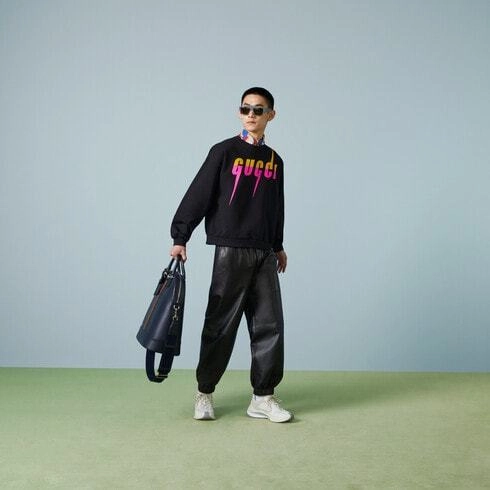 Gucci Blade Logo-print Cotton Sweatshirt